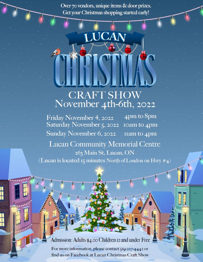 Lucan Christmas Craft Show | Visit Middlesex Lucan Christmas Craft Show | Visit Middlesex